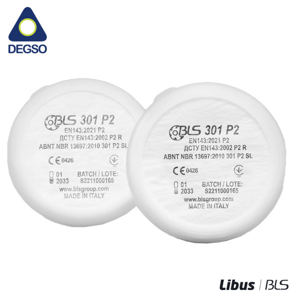Prefiltros BLS 301 para partículas P2 R | DEGSO
