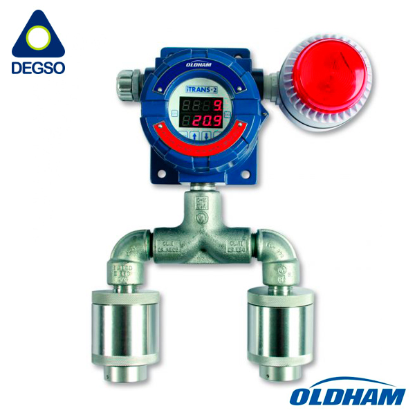 Monitor de gases fijo Itrans 2 Stand Alone, H2S (0-500ppm)-LEL(0-100% ...